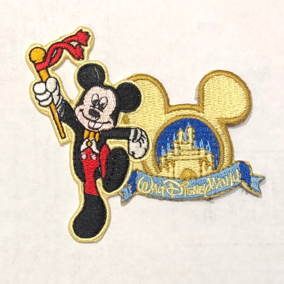 Accessories | Disney Patch Mickey Walt Disney World Iron On Diy | Poshmark